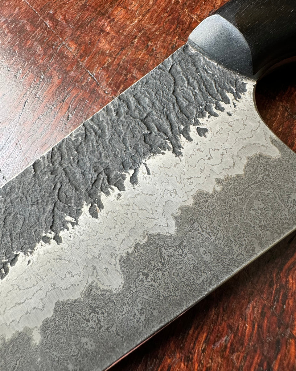 Pie Cutlery 230mm gyuto with Salem Straub double Damascus – Crocker Cutlery