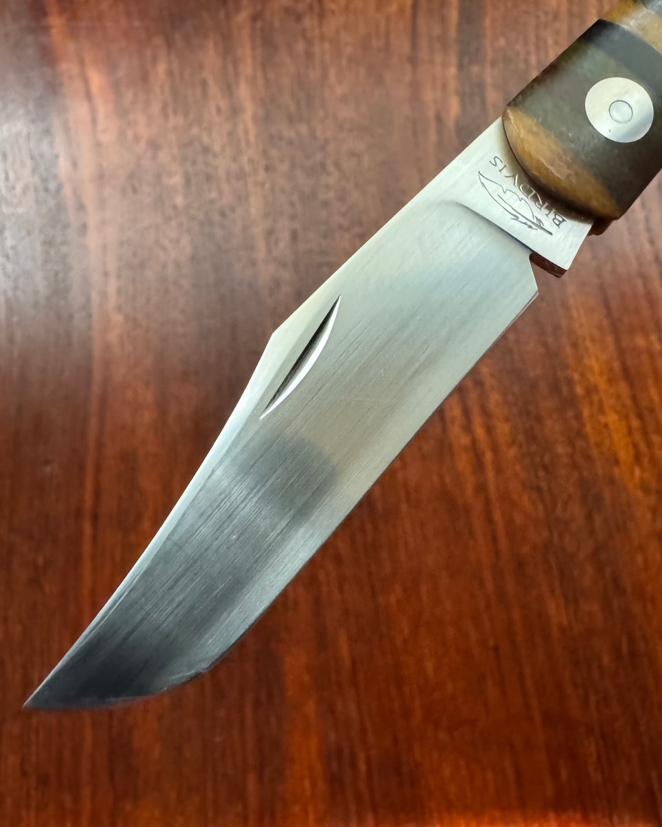 Birdvis Knives Clip Point Slipjoint Folder – Crocker Cutlery